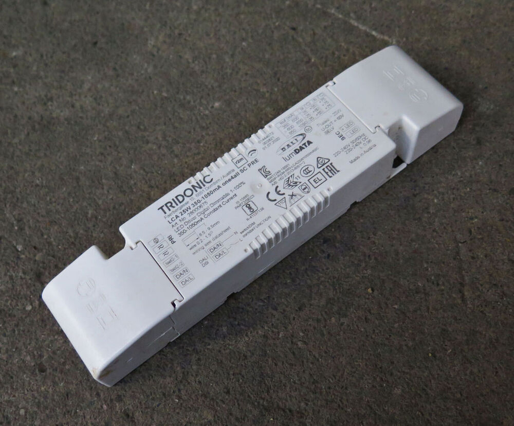 Tridonic Driver LCA 25W 350–1050mA one4all SC PRE - Genbyg