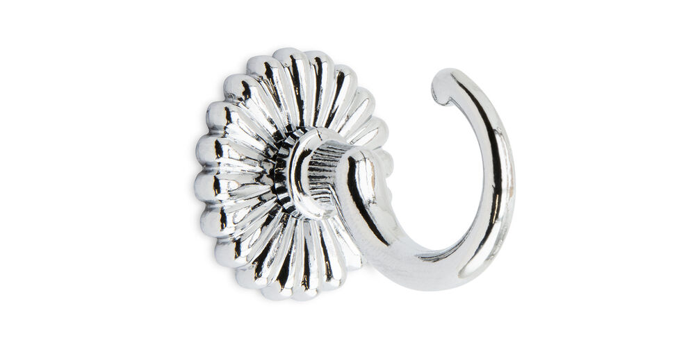 Krog 35mm med roset - krom - Genbyg