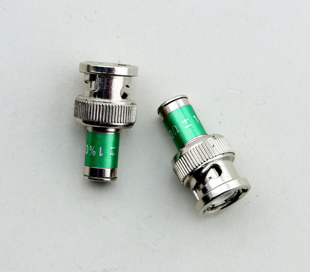 BNC han terminator 50 ohm - NY!! - Genbyg