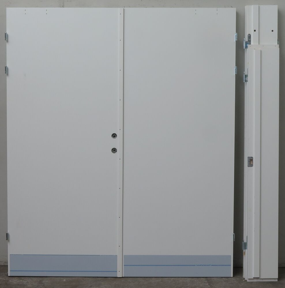 Dobbelt BD30 og db40 brand/lyd dør m/karm - Genbyg