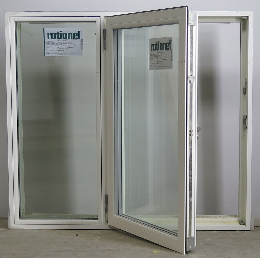 Energivindue fra Rationel med sideparti - Genbyg