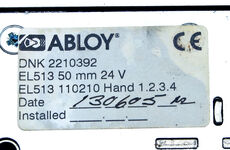 Abloy EL513 magnetlås - Genbyg