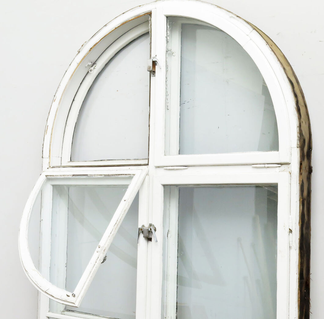 Buet enkeltlags glas vindue med forsatrammer - Genbyg