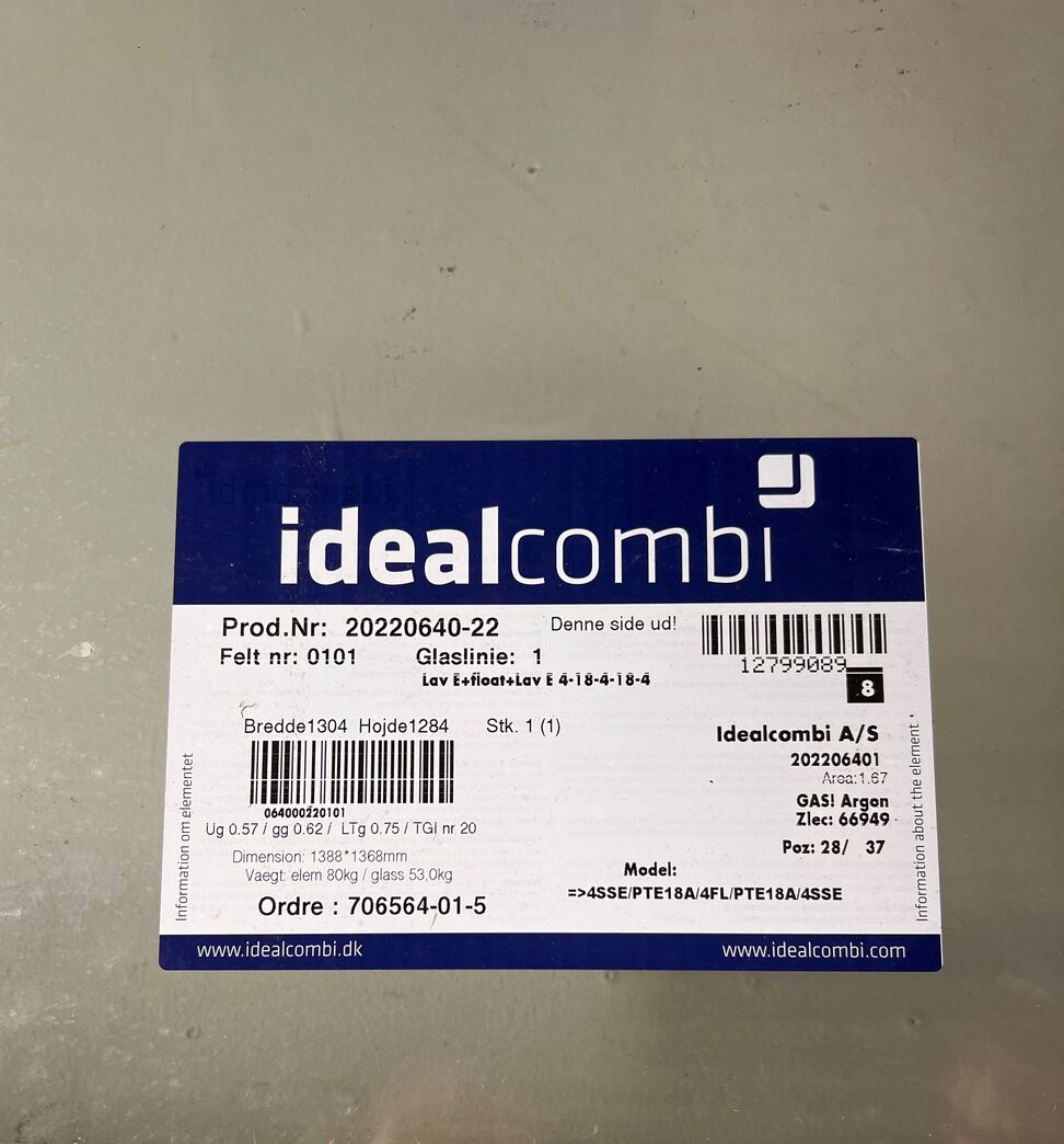 Termovindue Idealcombi - Genbyg