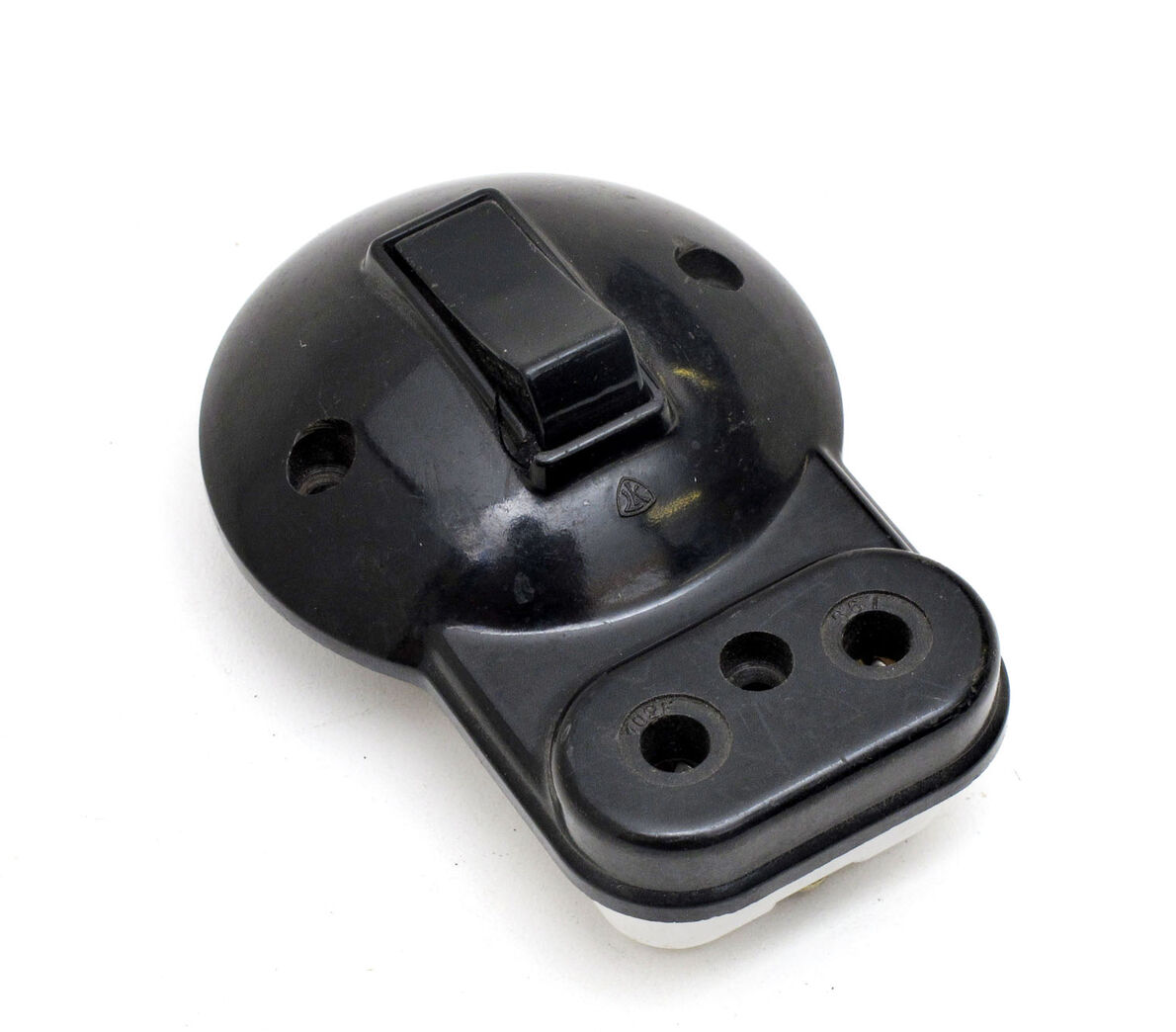 LK stikkontakt, sort - Genbyg